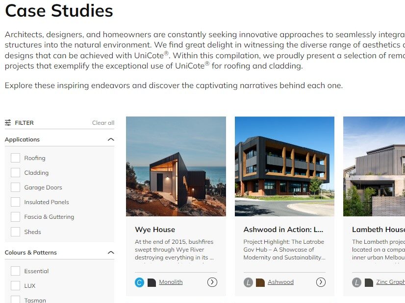 All Colours & Patterns - Unicote